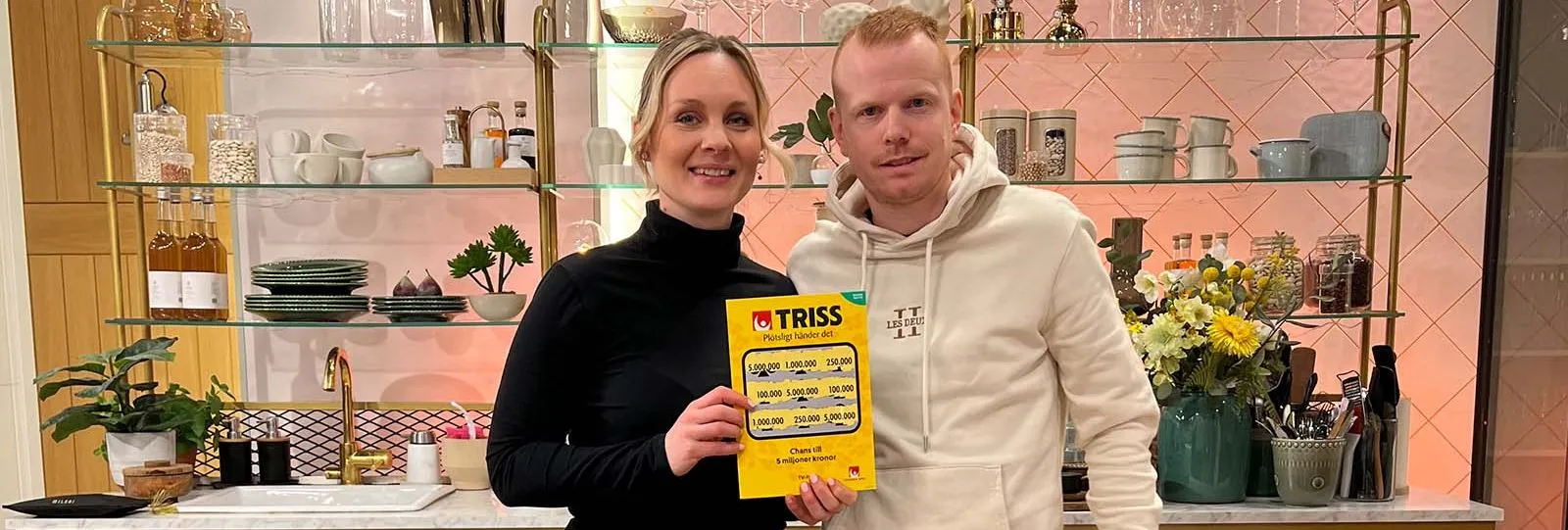 Allla hjärtans dag-lotten gav högsta vinsten i morgon-tv!